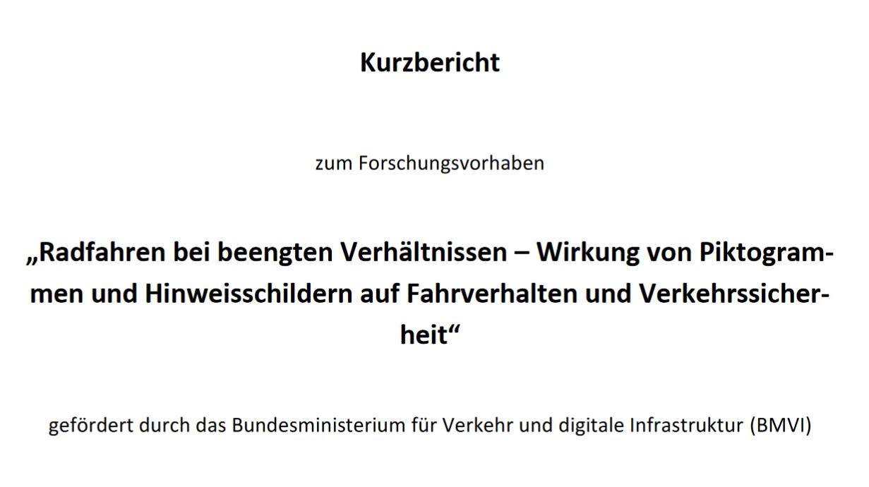 Forschungsbericht zur Wirkung von Piktogrammen und Hinweisschildern auf ...